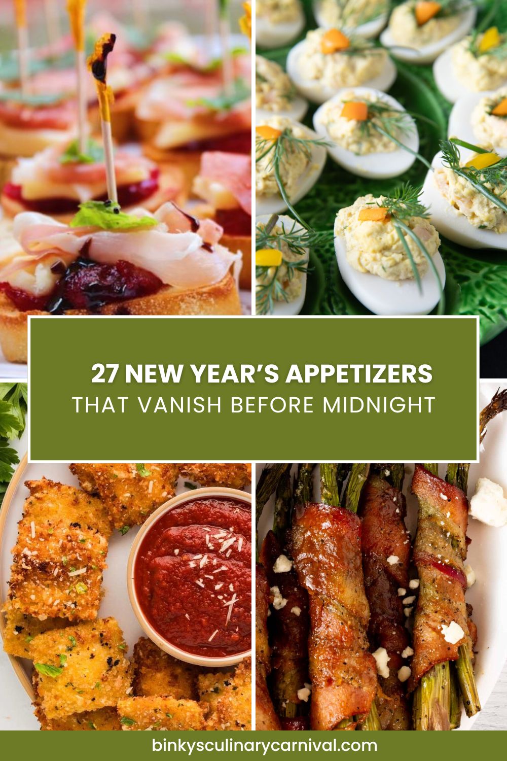 27 New Year’s Appetizers That Vanish Before Midnight - Binky's Culinary ...