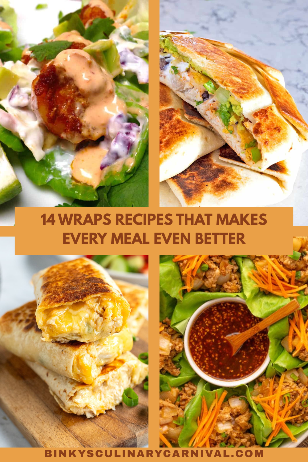 14 Wraps Recipes That Makes Every Meal Even Better - Binky's Culinary ...