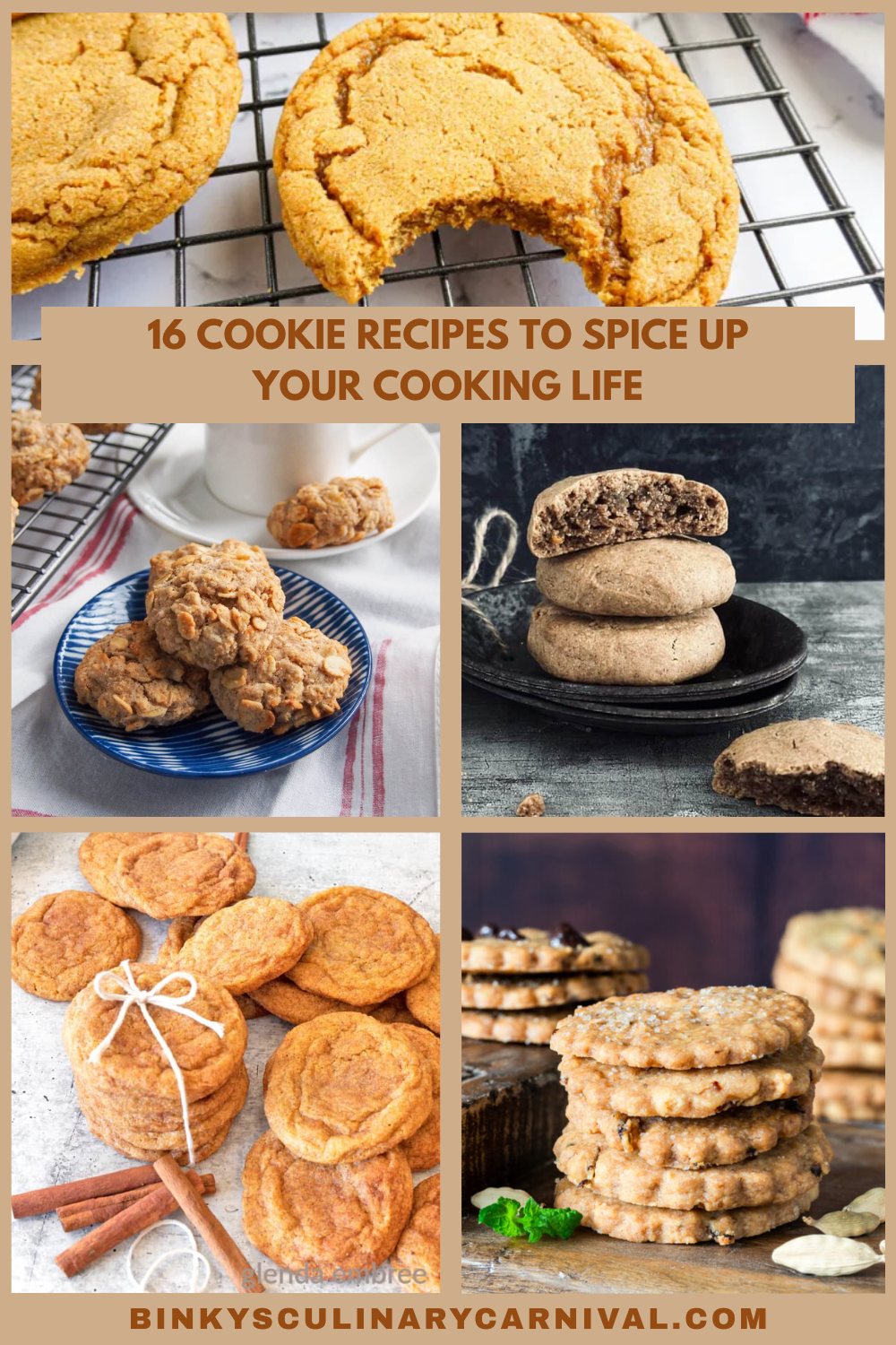16 Cookie Recipes To Spice Up Your Cooking Life - Binky's Culinary Carnival