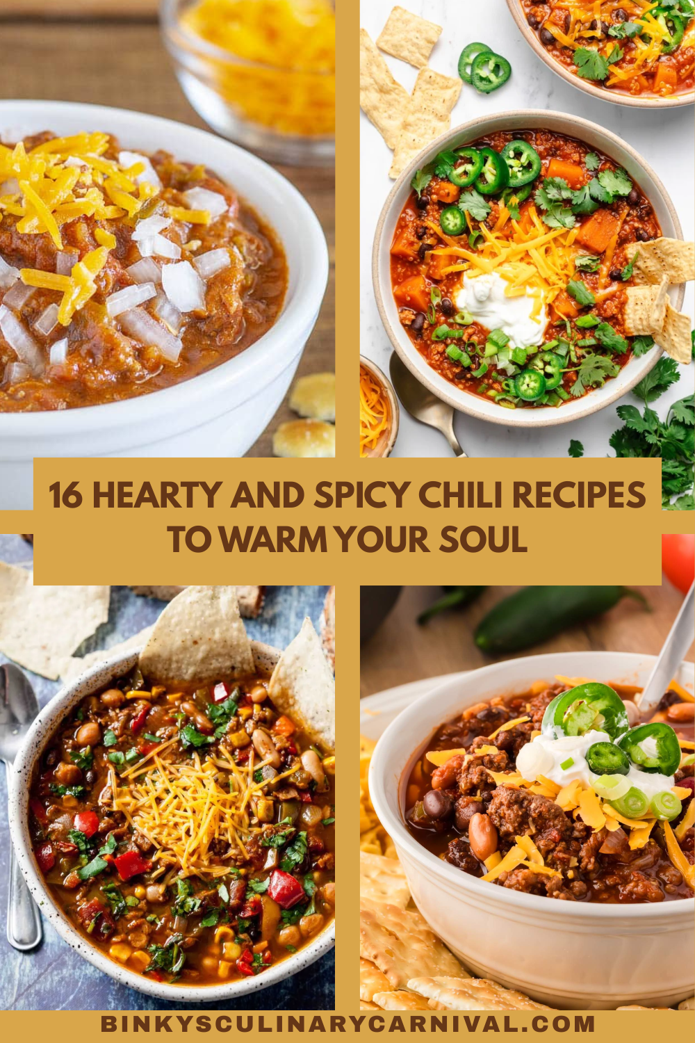 16 Hearty and Spicy Chili Recipes to Warm Your Soul - Binky's Culinary ...