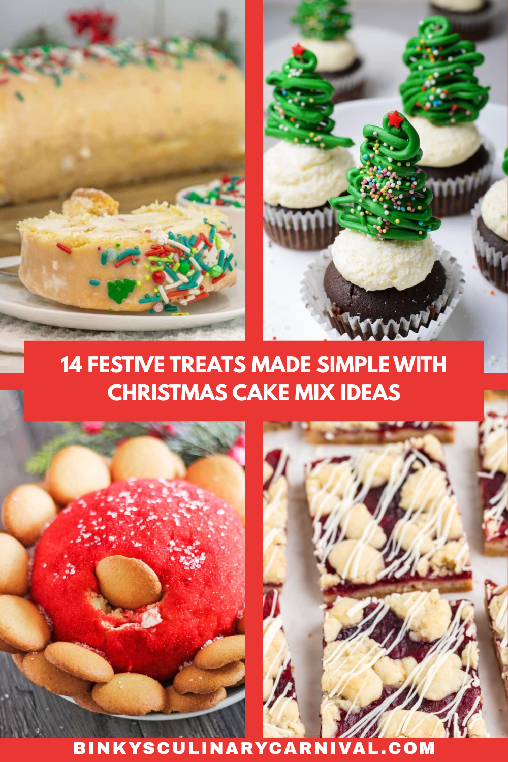 14 Festive Treats Made Simple with Christmas Cake Mix Ideas - Binky's ...