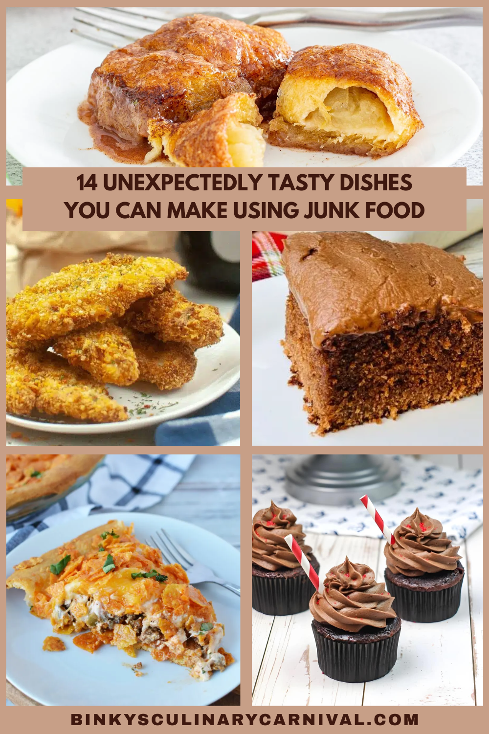 14 Unexpectedly Tasty Dishes You Can Make Using Junk Food - Binky's ...