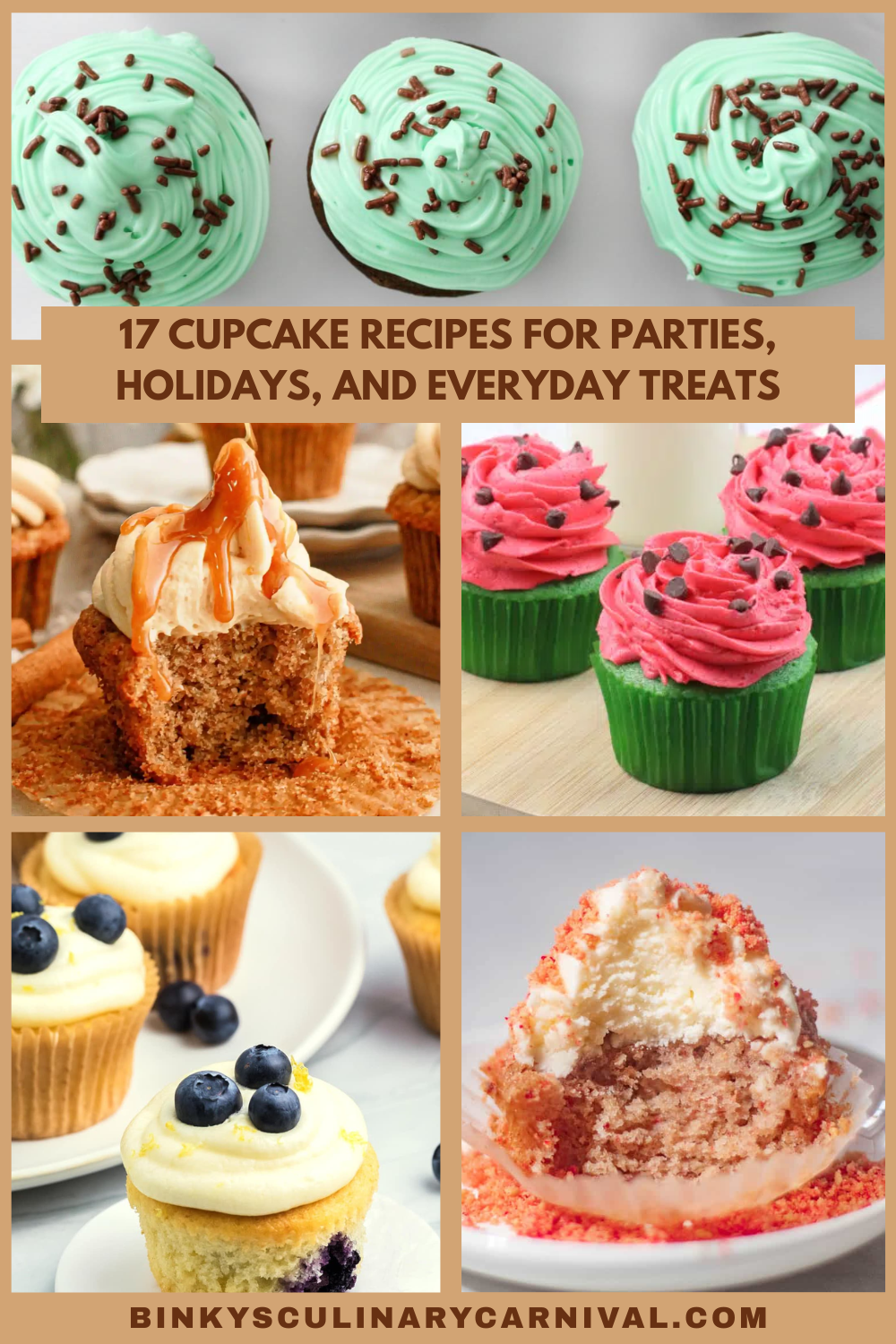 17 Cupcake Recipes for Parties, Holidays, and Everyday Treats - Binky's ...