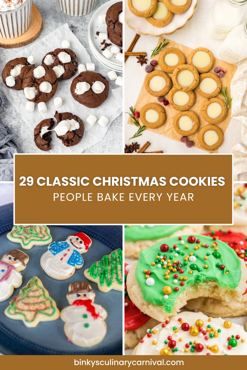 29 Classic Christmas Cookies People Bake Every Year - Binky's Culinary ...
