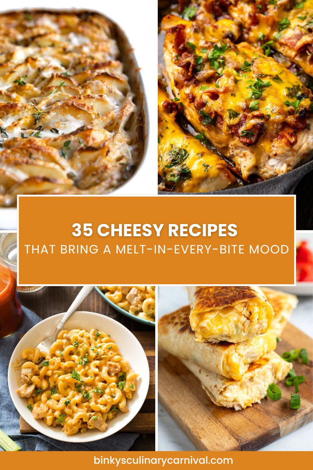 35 Cheesy Recipes That Bring a Melt-In-Every-Bite Mood - Binky's ...