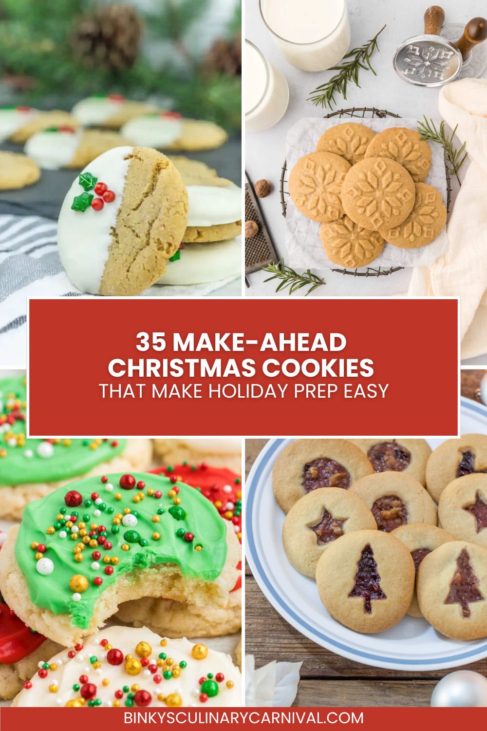 35 Make-ahead Christmas Cookies That Make Holiday Prep Easy - Binky's ...