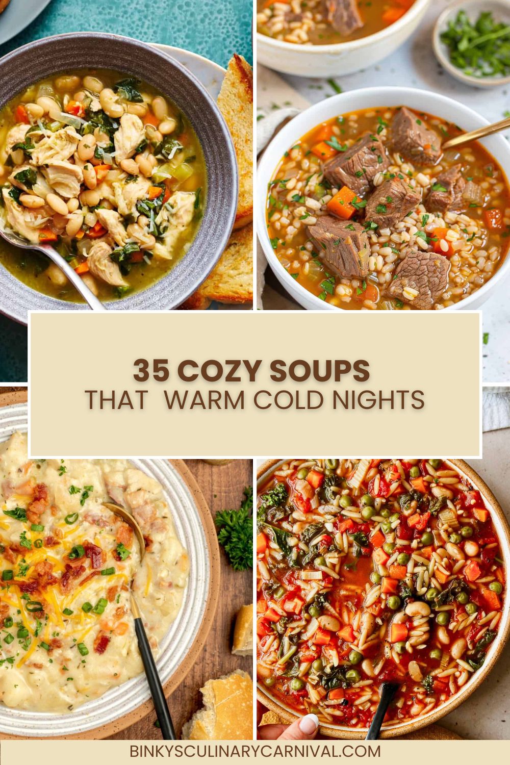 35 Soups That Turn Cold Nights Into Cozy Evenings - Binky's Culinary ...