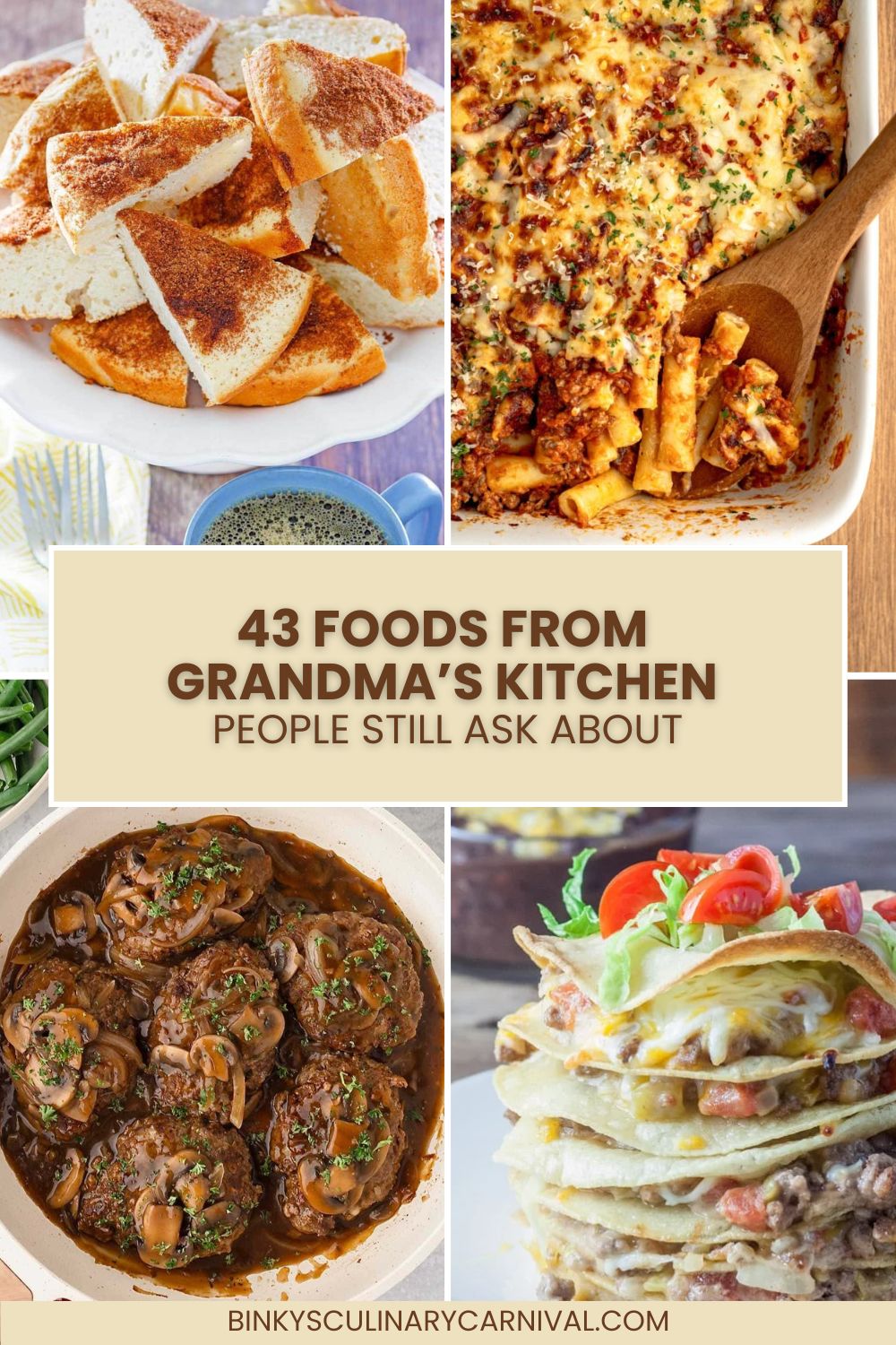 43 Foods From Grandma’s Kitchen People Still Ask About - Binky's ...