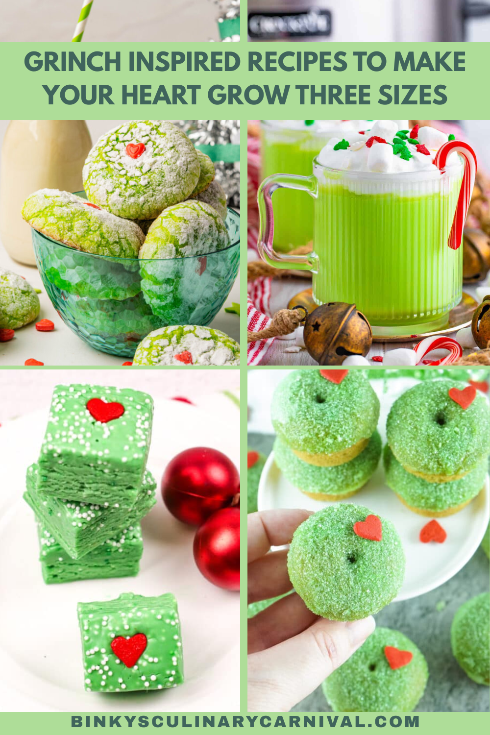 Grinch Inspired Recipes to Make Your Heart Grow Three Sizes - Binky's ...