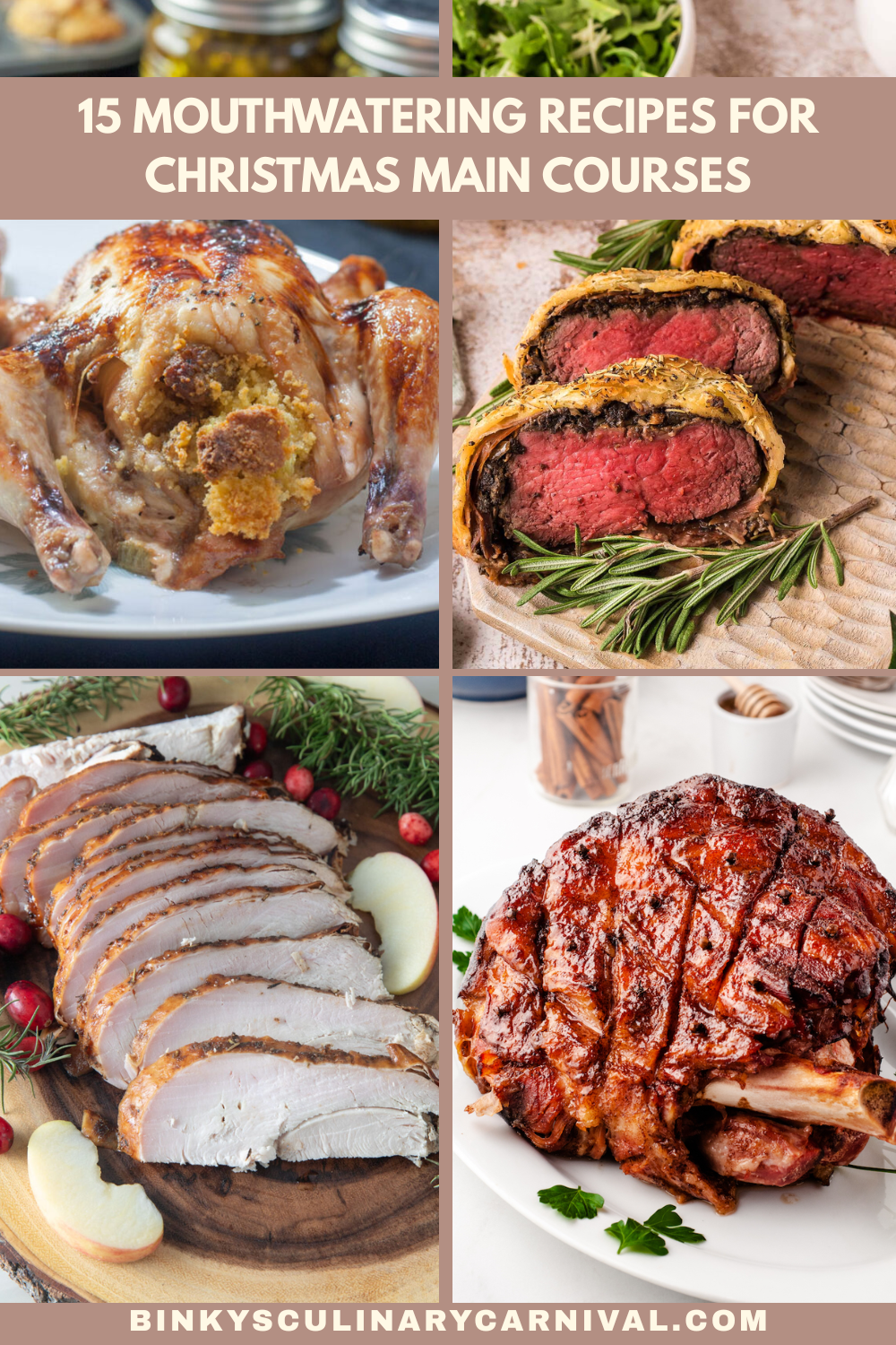 15 Mouthwatering Recipes for Christmas Main Courses - Binky's Culinary ...