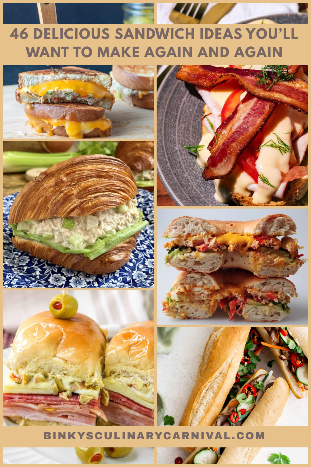 46 Delicious Sandwich Ideas You’ll Want to Make Again and Again - Binky ...