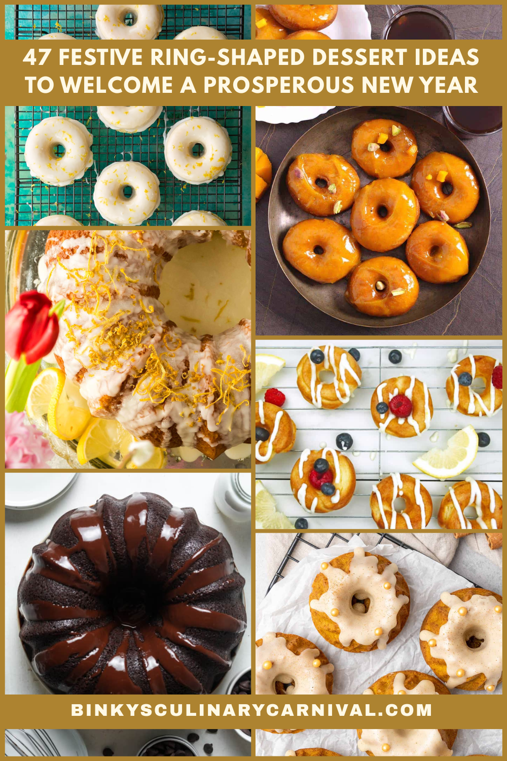 47 Festive Ring-Shaped Dessert Ideas to Welcome a Prosperous New Year ...