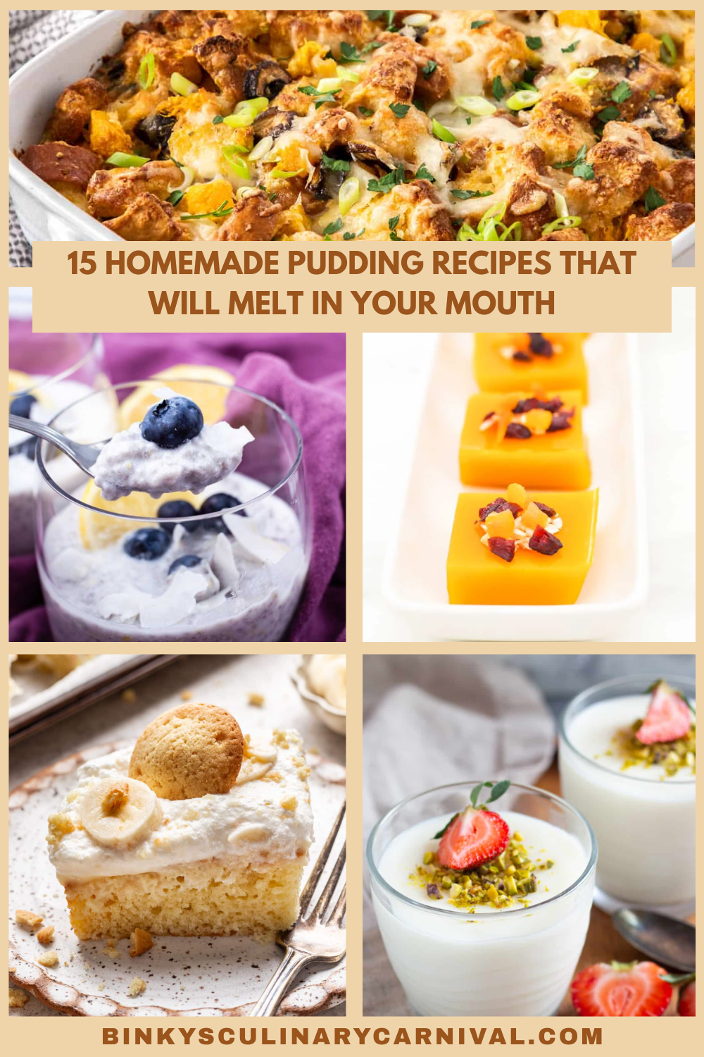 15 Homemade Pudding Recipes That Will Melt in Your Mouth - Binky's ...