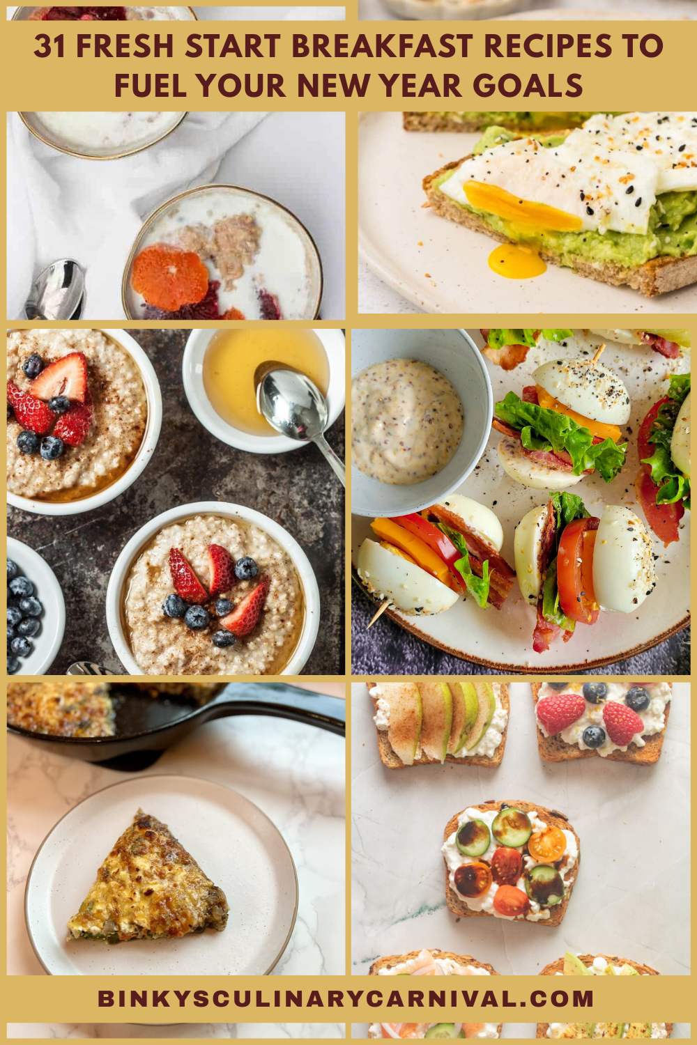 31 Fresh Start Breakfast Recipes to Fuel Your New Year Goals - Binky's ...