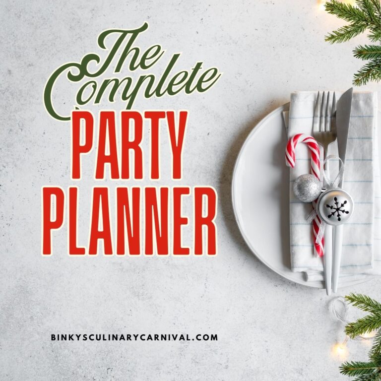 Complete Christmas Party Planner - Binky's Culinary Carnival