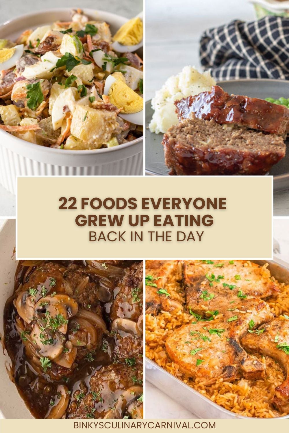 22 Foods Everyone Grew Up Eating Back in the Day - Binky's Culinary ...