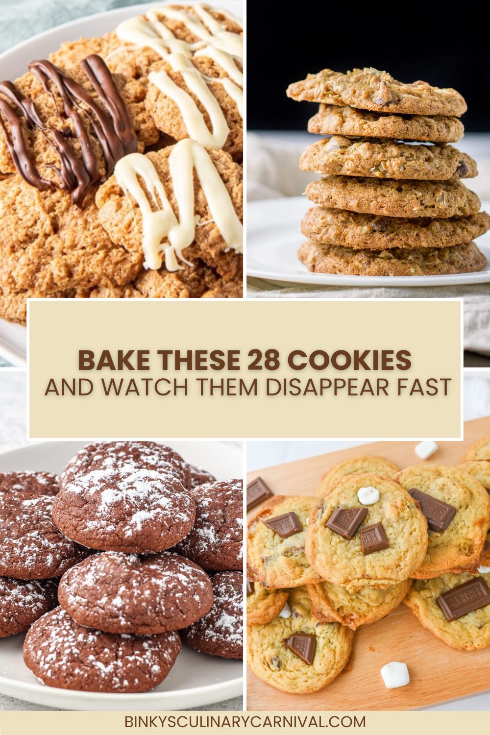 Bake These 28 Cookies and Watch Them Disappear Fast - Binky's Culinary ...