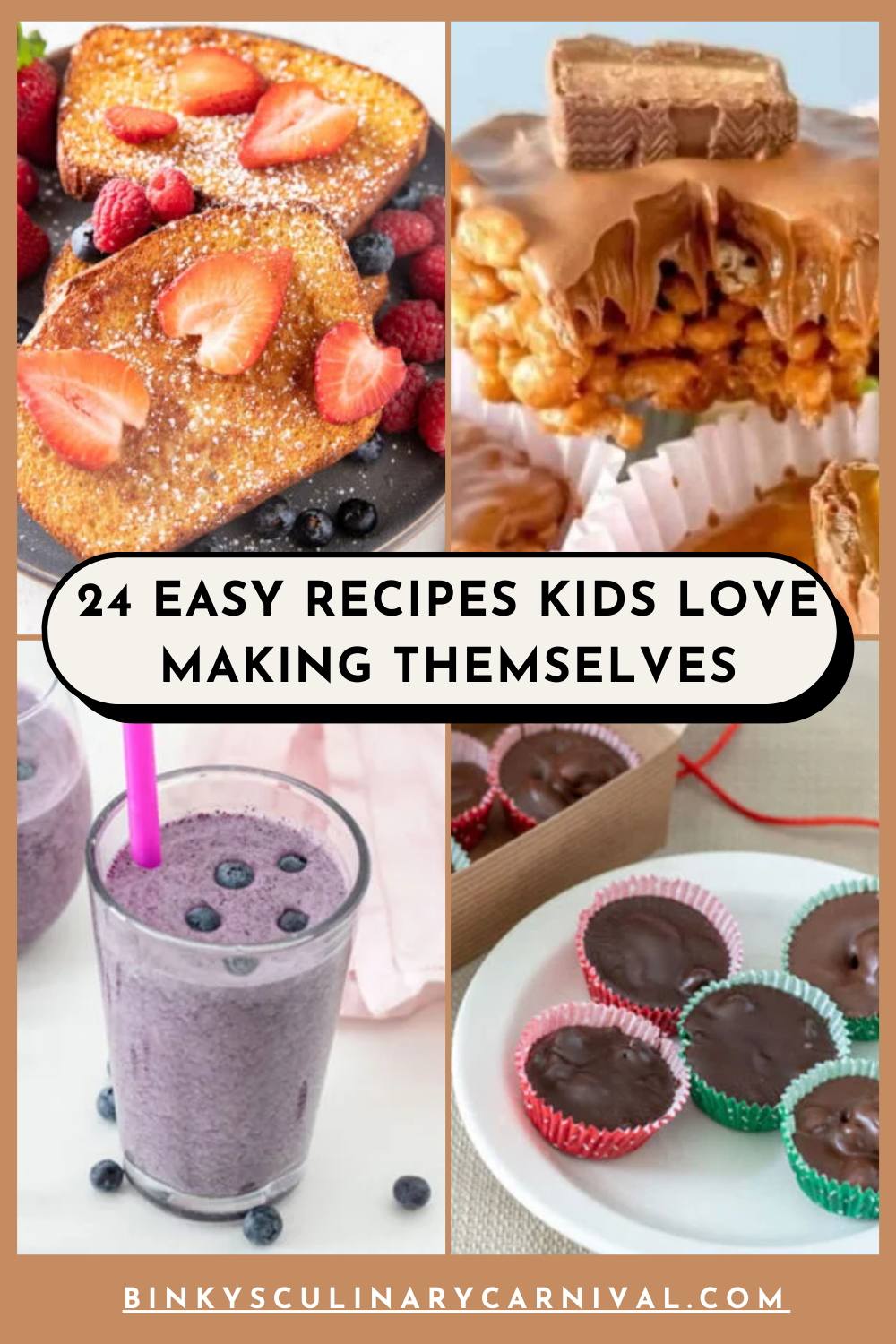 24 Easy Recipes Kids Love Making Themselves - Binky's Culinary Carnival