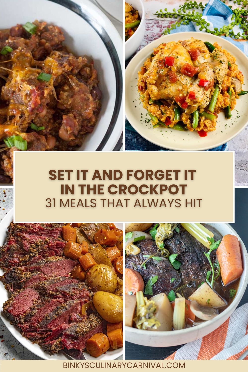Set It and Forget It in the Crockpot: 31 Meals That Always Hit - Binky ...